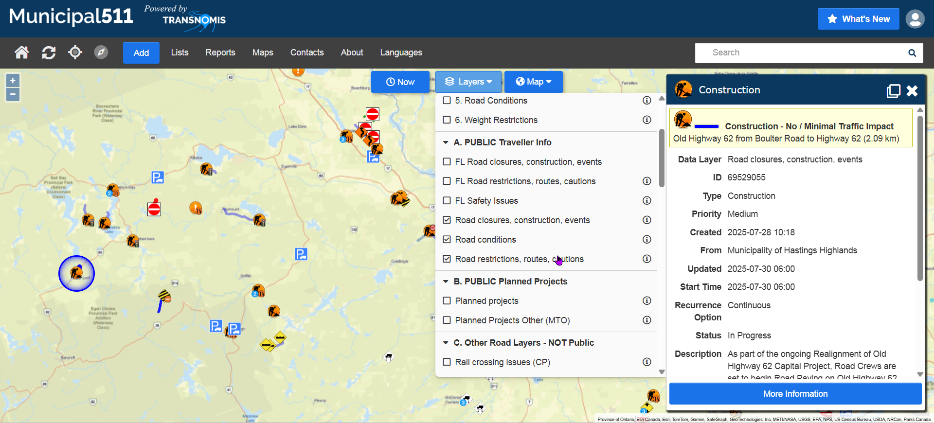 M511-Esri - Orange Traffic inc.